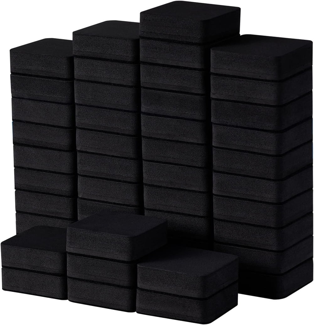 Duslogis Dry Erase Eraser, 40 Pack Magnetic Whiteboard Dry Erasers ...