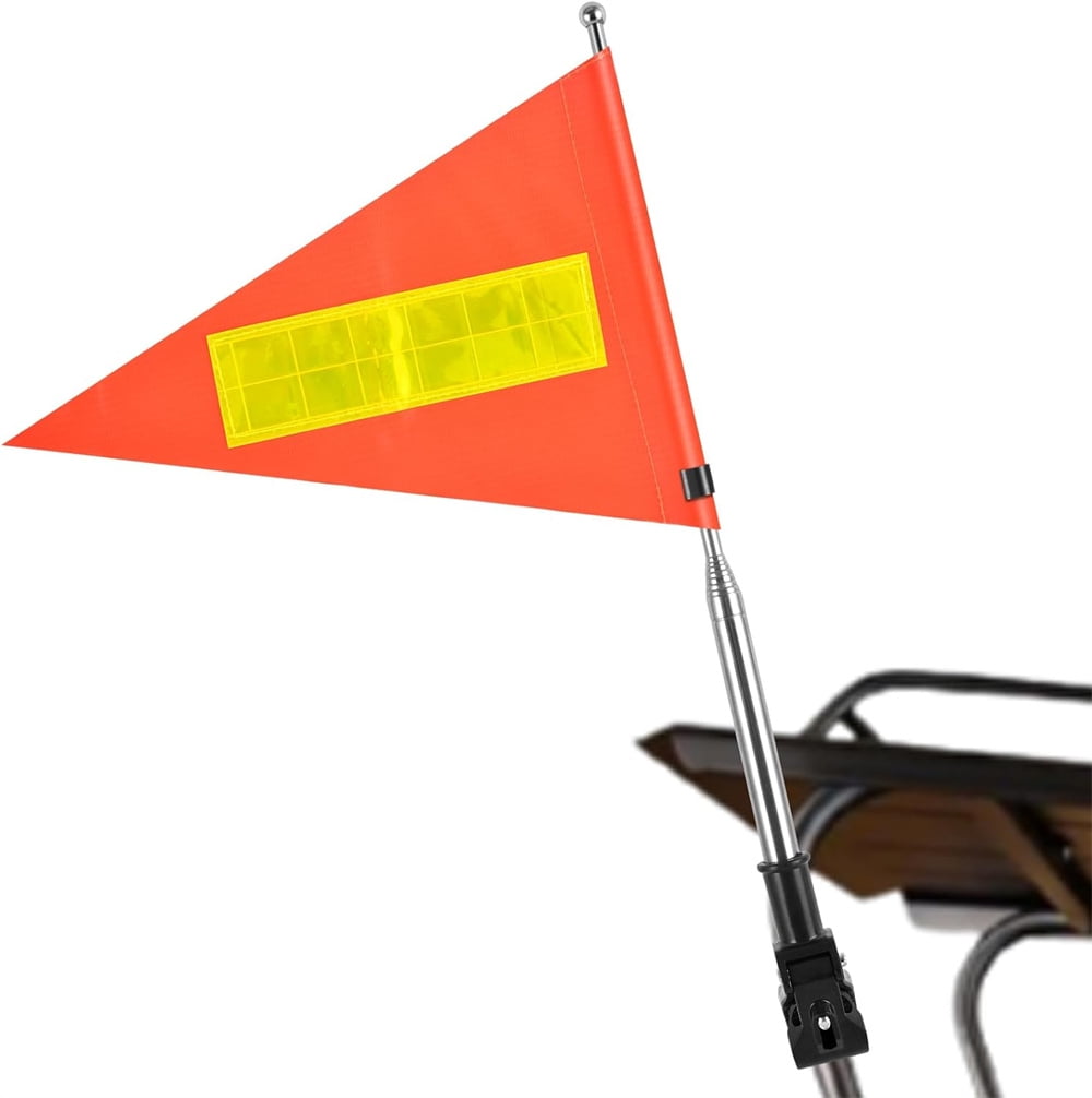 Duslogis Golf Cart Flags with Pole and Mount, 8.7 x 11.8 Inch ...