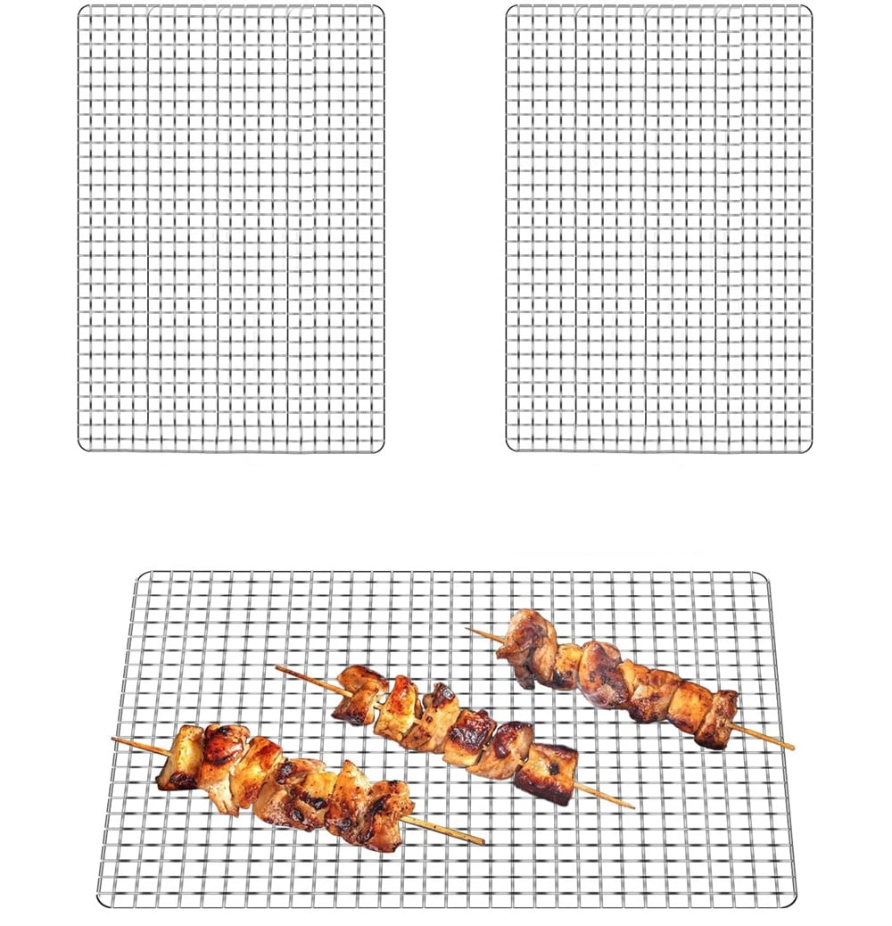 Duslogis Grill Topper, 2 Pcs Disposable Grill Grates, 11.8 X 15.7 Inch ...
