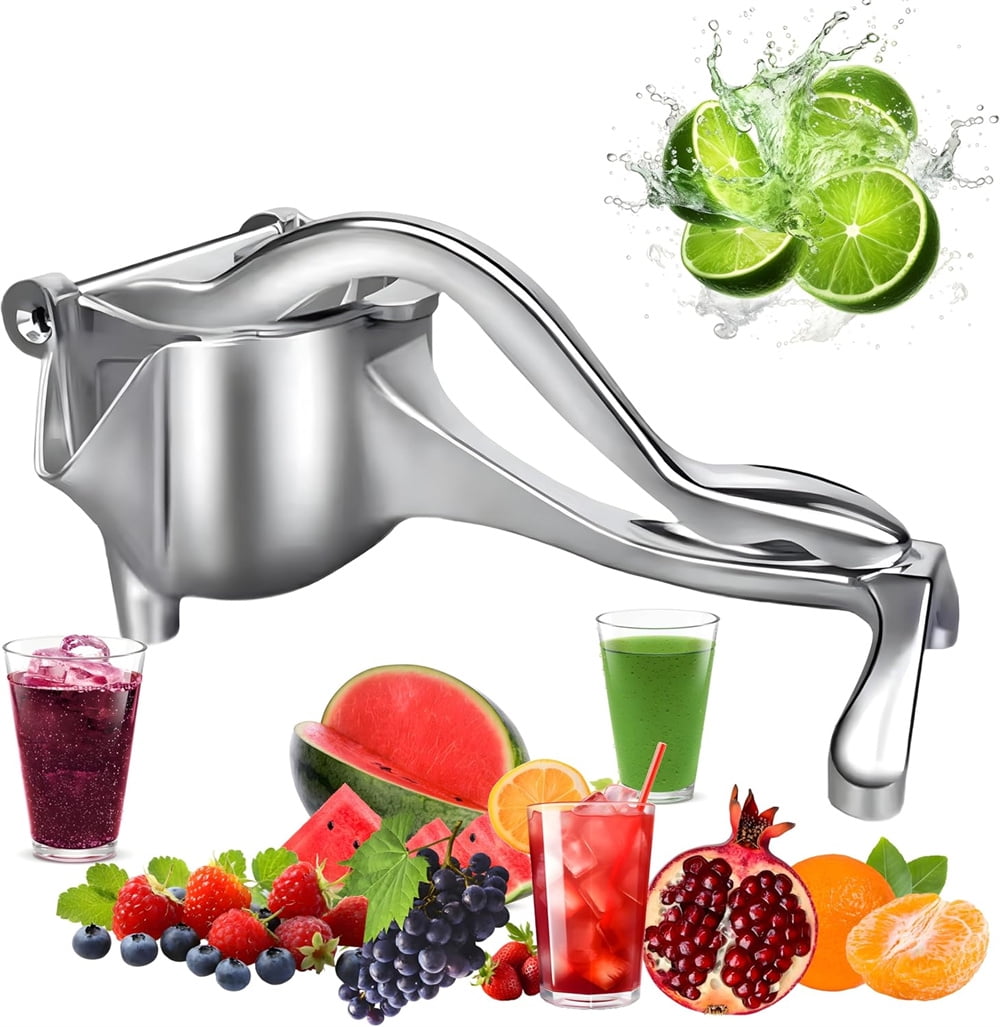 Duslogis Hand Juicer Squeezer Aluminum Lemon Squeezer Citrus Juicer ...