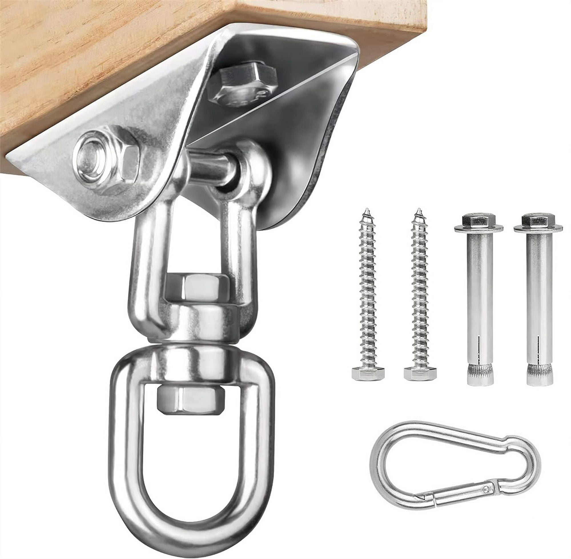 Duslogis Heavy Duty Stainless Steel Hanging Kit Swing Hangers and ...