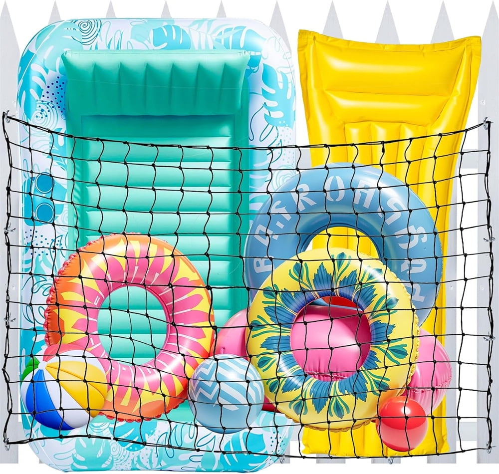 Duslogis Large Pool Toy Float Storage Net - 71 * 47in Hanging Heavy ...