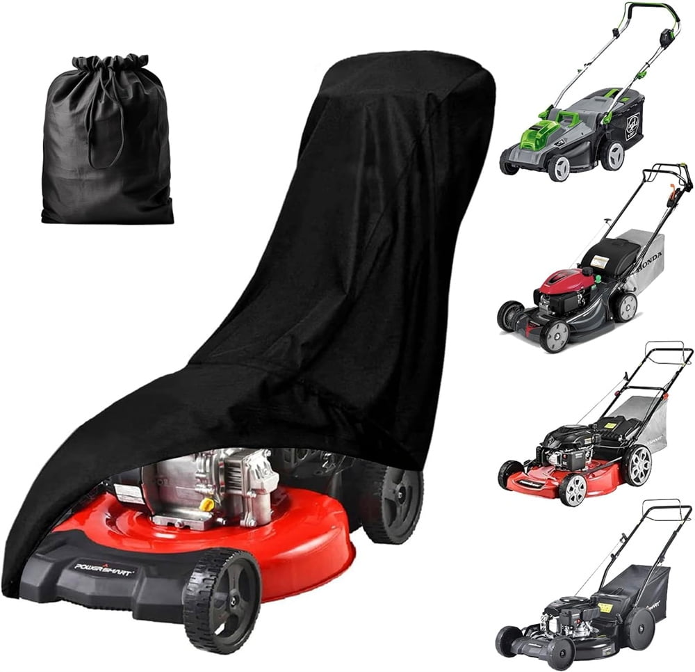Duslogis Lawn Mower Cover with Drawstring & Buckle, Heavy Duty Push ...