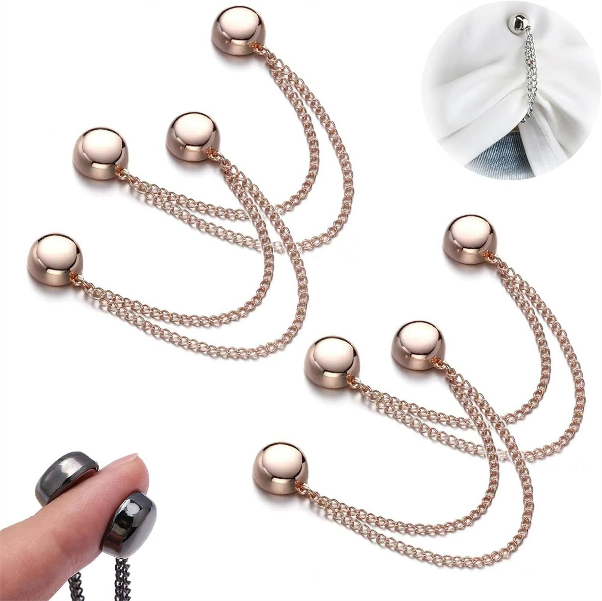 Duslogis Multi-Function Magnetic Clothing Clips, 4 Pack Magnetic ...