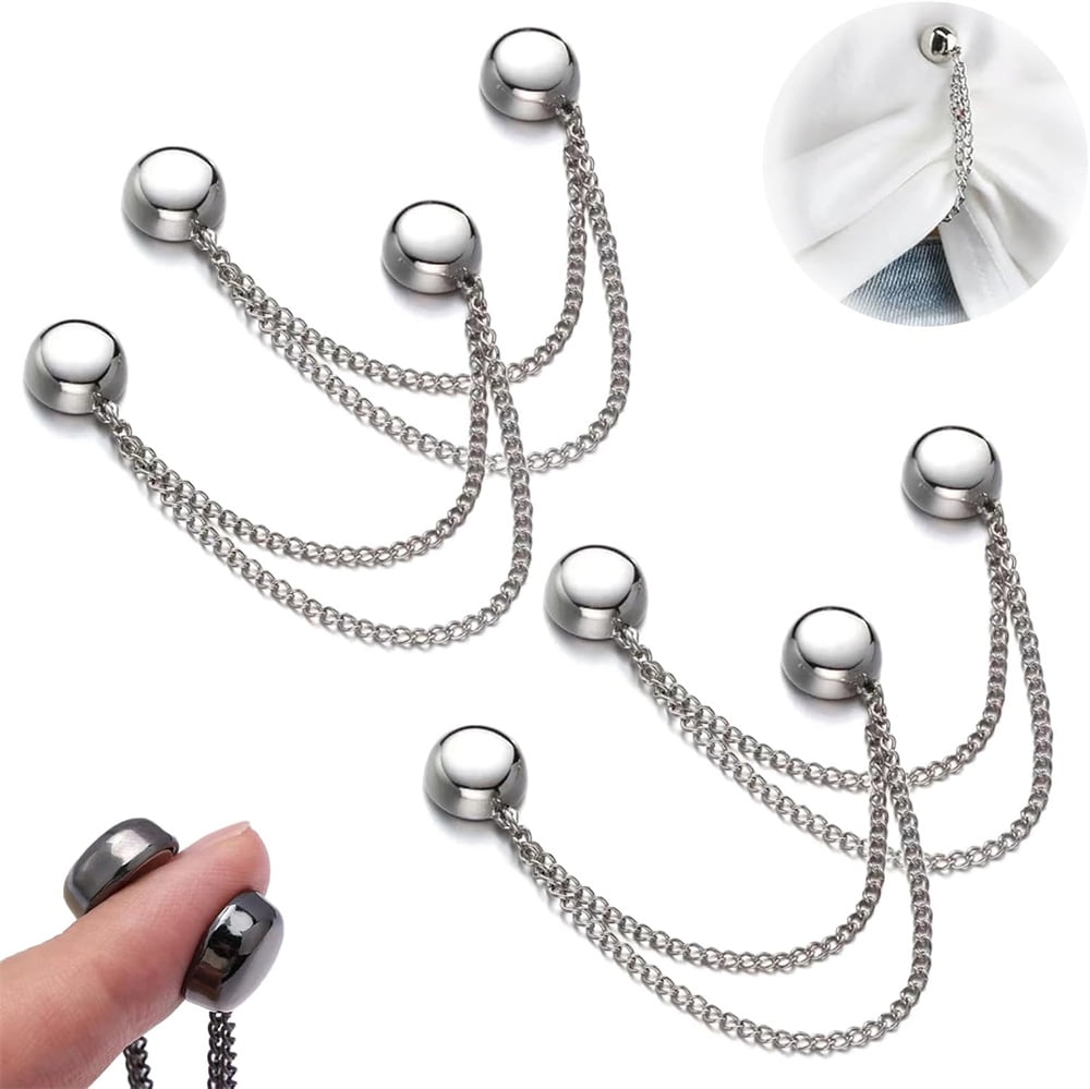 Duslogis Multi-Function Magnetic Clothing Clips, 4 Pack Magnetic ...