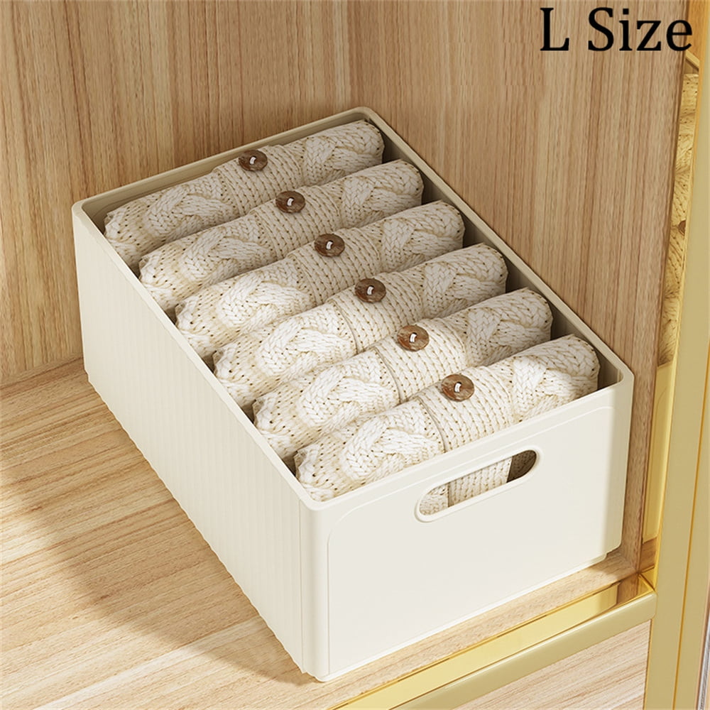 Duslogis Plastic Pantry Organization and Storage Bins, 2 Pack for ...