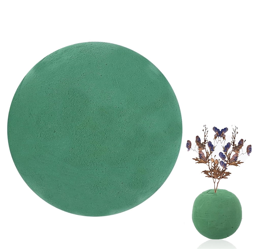 Duslogis Round Wet Floral Foam Spheres - Hydrating Green Floral Foam ...
