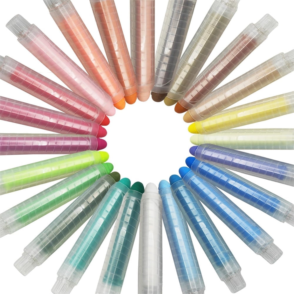 Duslogis Sidewalk Chalk With Holder for Washable Toddler Chalk Art Tool ...