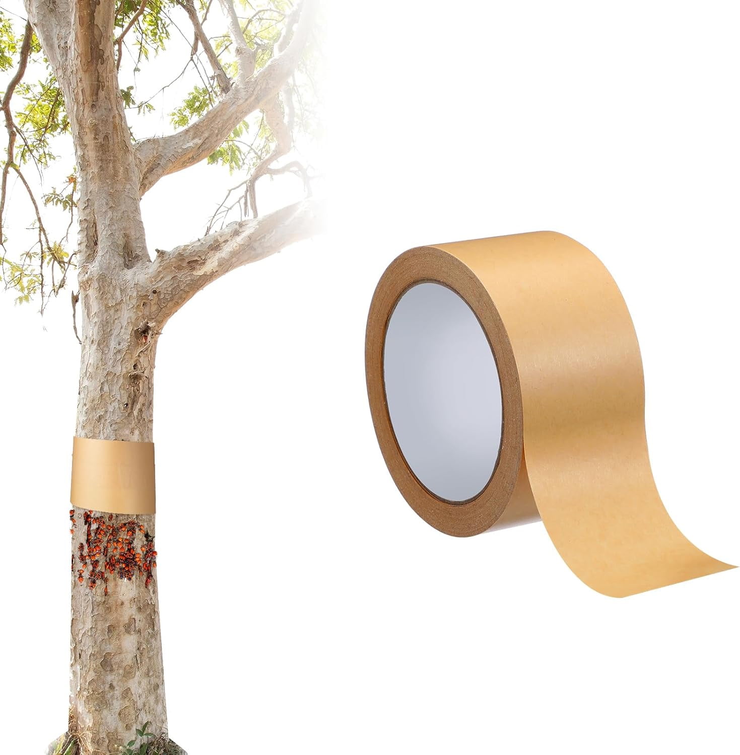 Duslogis Tree Barrier Tape Insect Protector Tree Wrap Slippery ...
