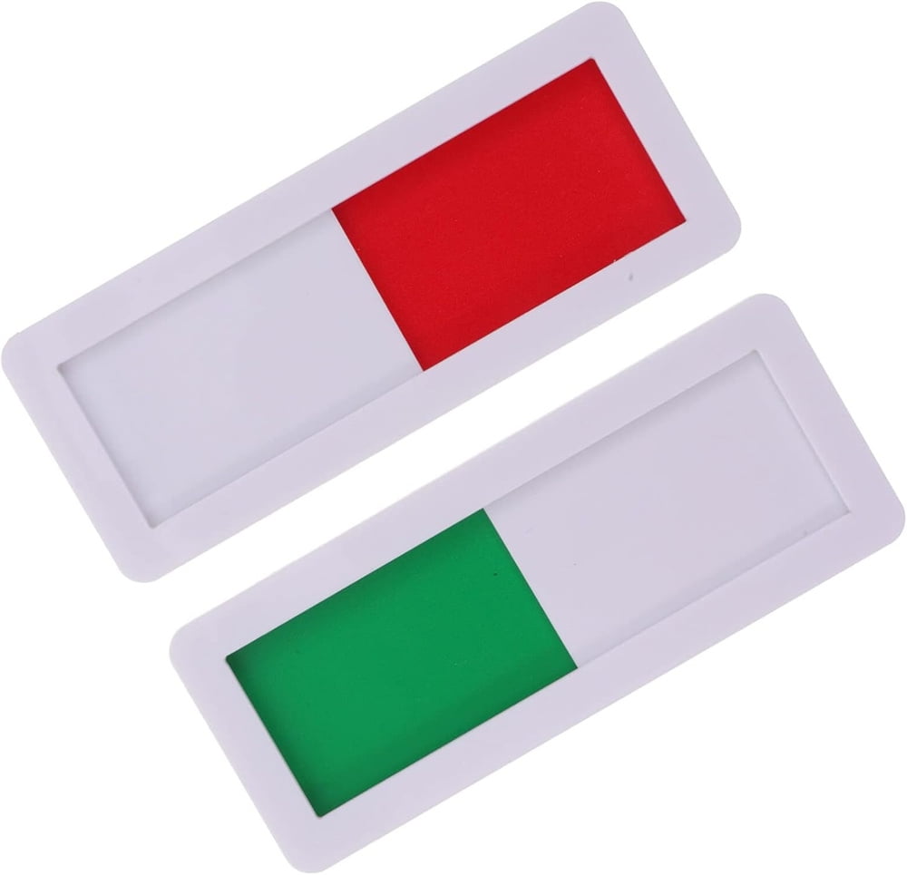 Duslogis Vacant Occupied Door Sign- 2 Pcs Privacy Sign Slider Door Sign ...
