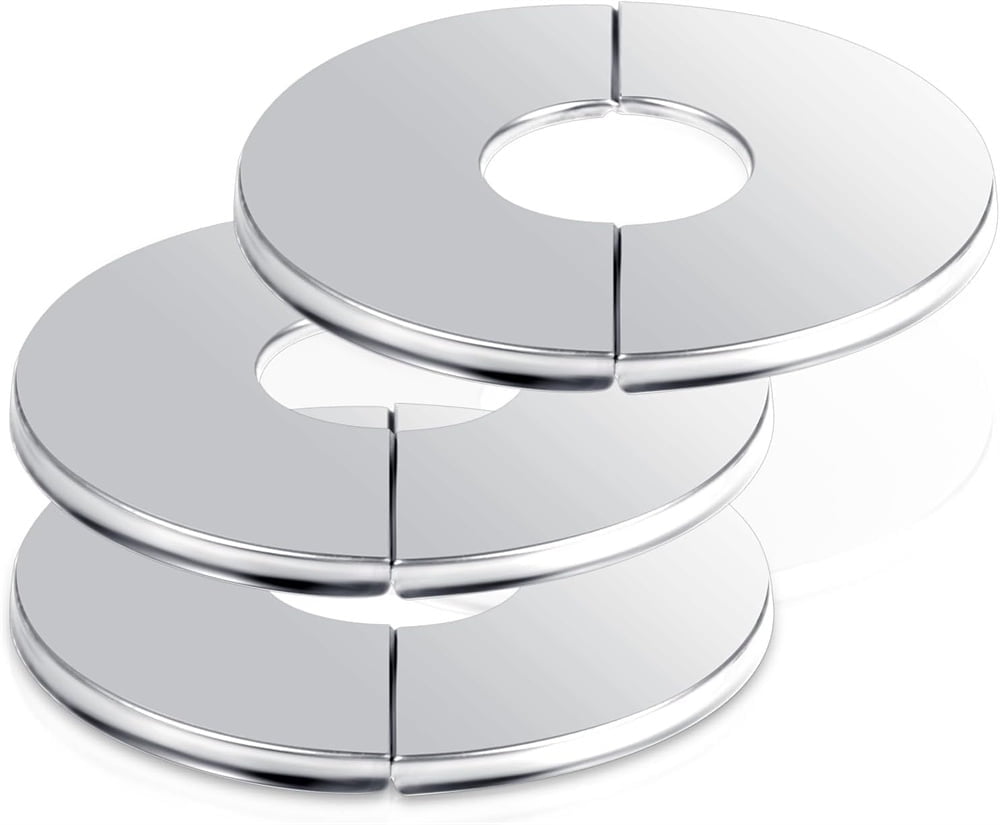 Artrylin Wall Split Flange, 3Pcs Self Adhesive Round Escutcheon Plate ...