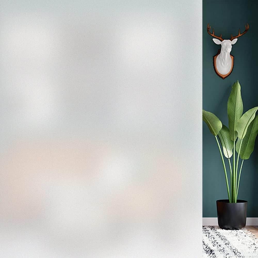 Duslogis Window Privacy Film, Frosted Glass Window Film, Bathroom ...