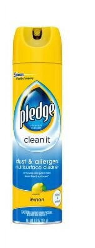 Dust & Allergen Multisurface Cleaner, Lemon, 9.7 oz Pledge Dust ...