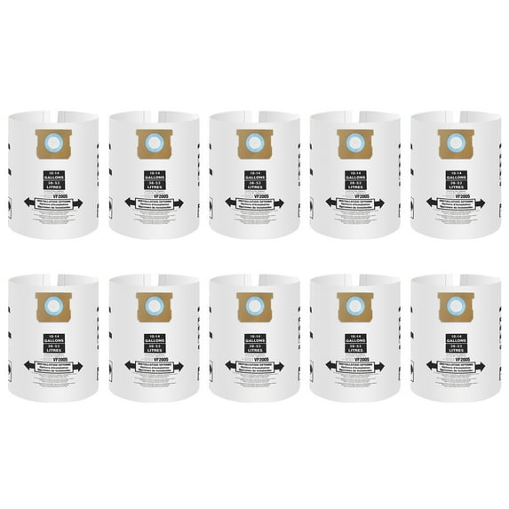 Dust Bags Replacement Vacuum Bags for 10-14 Gallon High Efficiency Dust ...