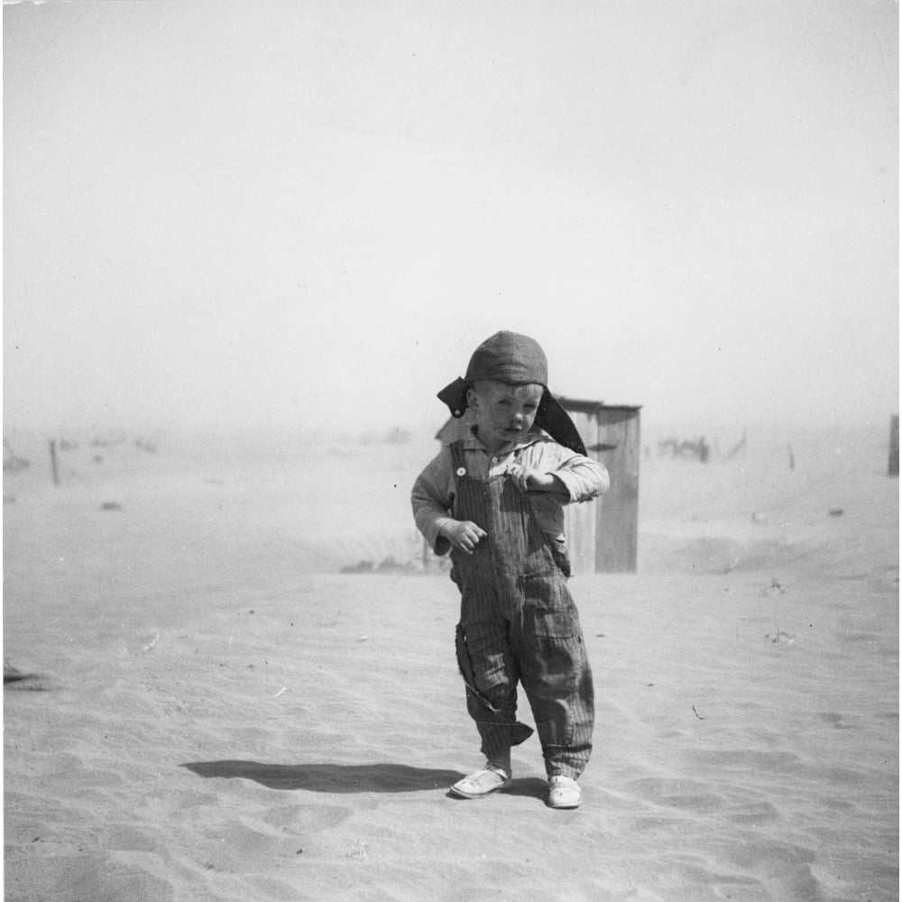 Dust Bowl 1936. Nfarm Boy In The Dust Bowl Area Of Cimarron County ...