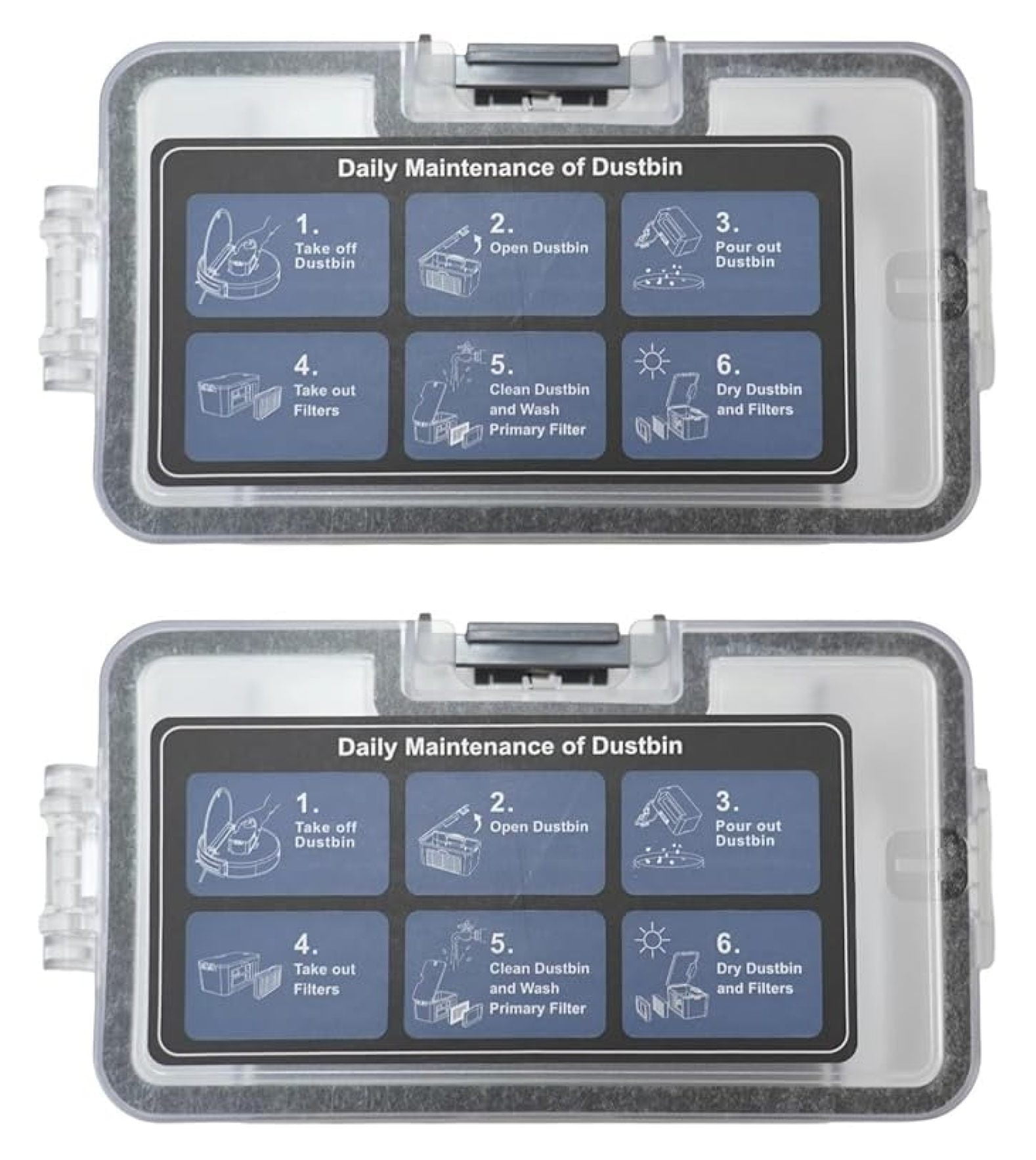 Dust Box Water Side Brush Hepa Filter Parts Spare Mop Cloths Rag ...