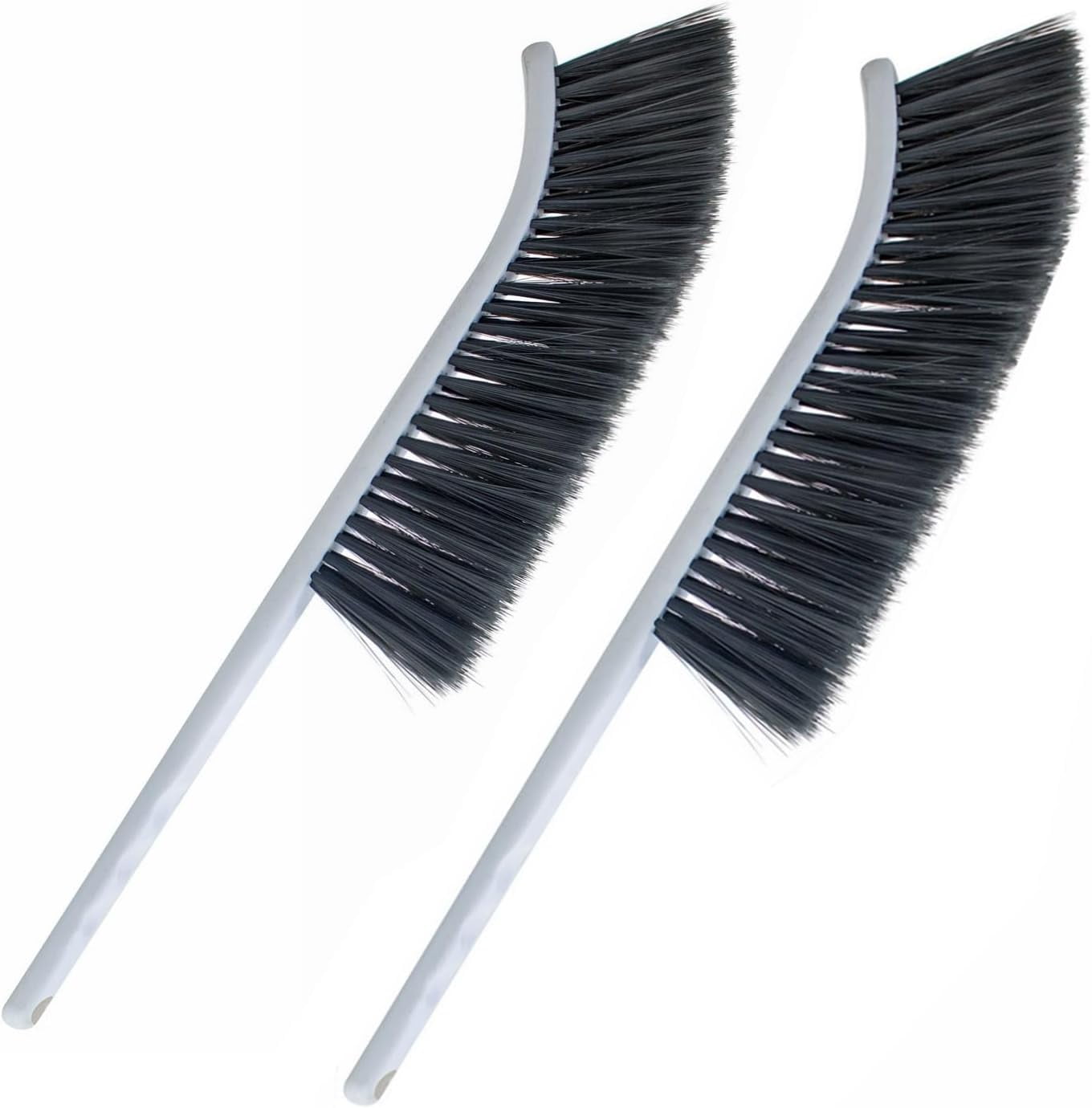 Dust Brush, 2pcs 14" Narrow Skinny Soft Bristles Hand Whisk Broom ...