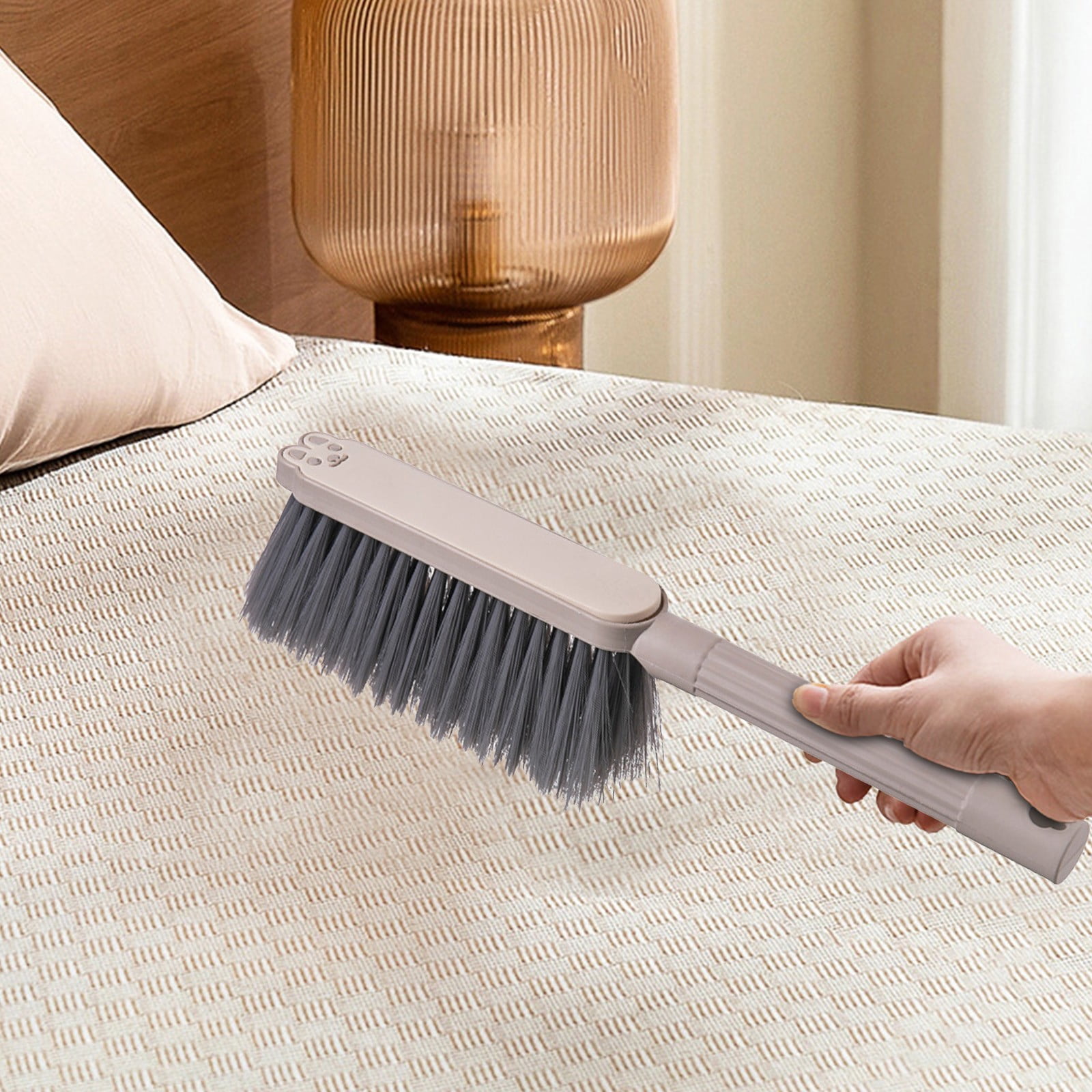 Dust Brush,Hand Broom,Sand Brush,Long Handle Soft Bristle Household ...