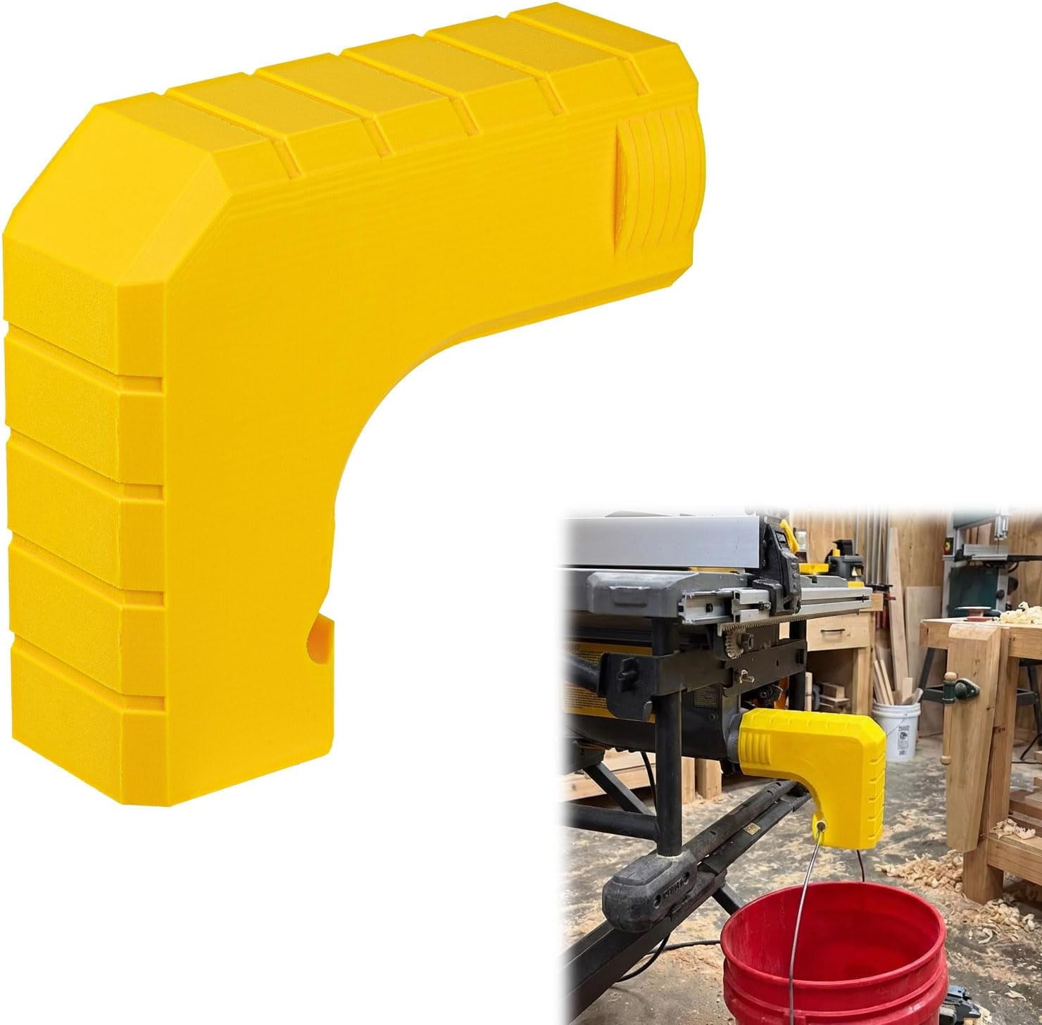 Dust Collection Adapter Compatible with DeWALT DWE7485 Table Saw, Snap ...
