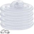 Dust Collection hose 1-1/2 in × 10 ft Clear Flexible PVC Fume Hose with ...