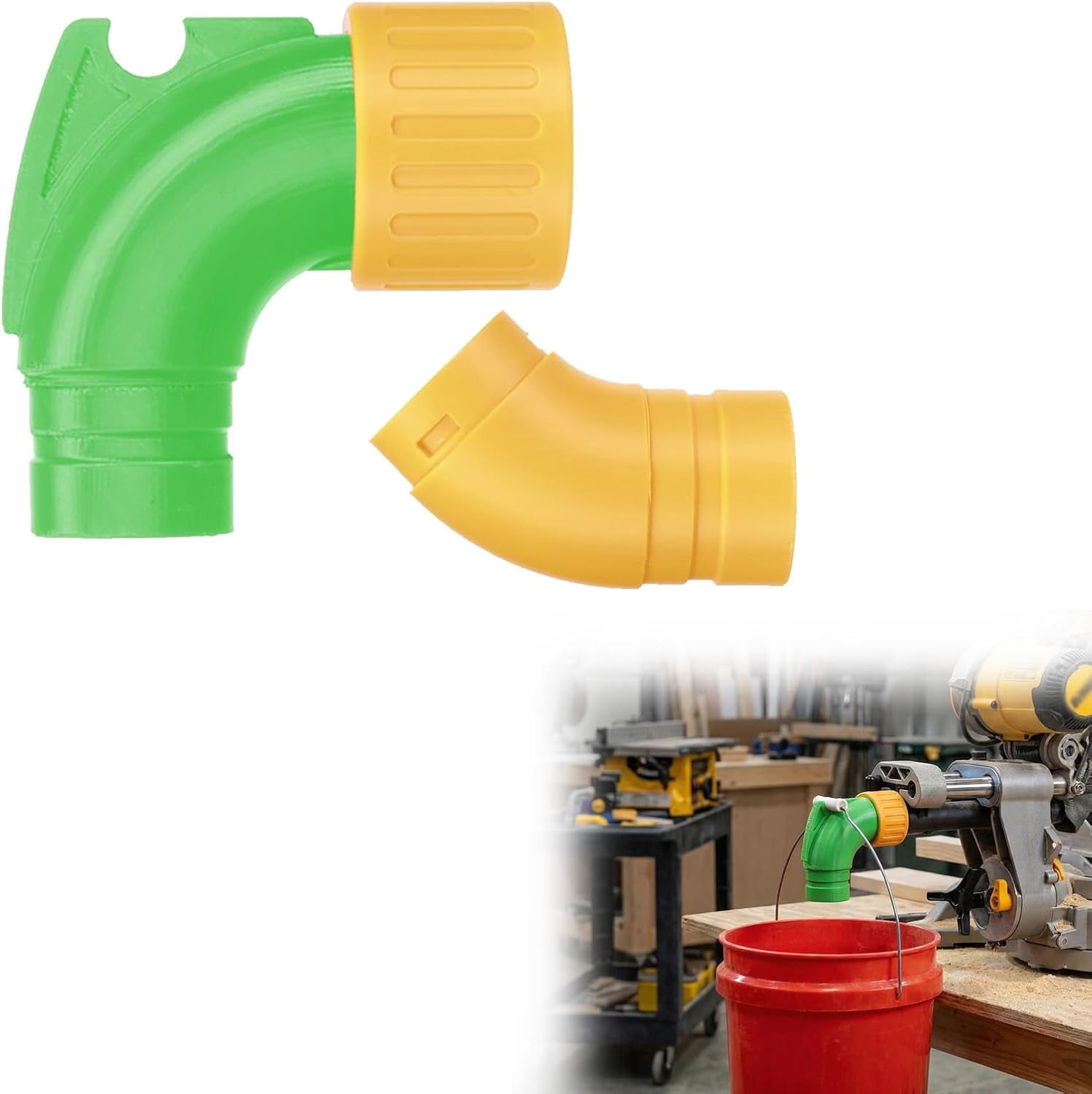 Dust Collector Adapter Set compatible with DeWalt DWS780 Miter Saw, and ...