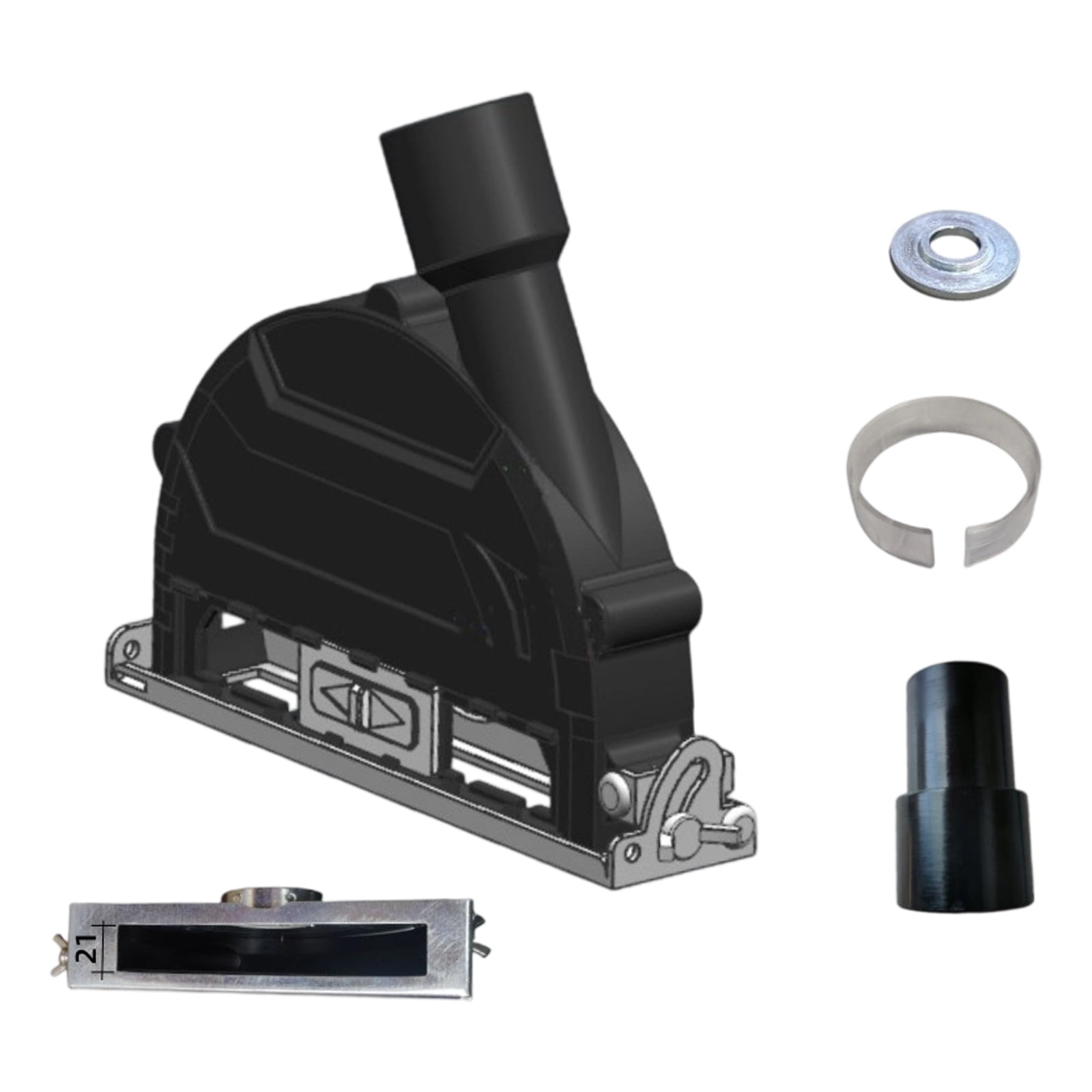 Dust Collector for 100-135mm Angles Grinder Industrial Dust Cover For ...
