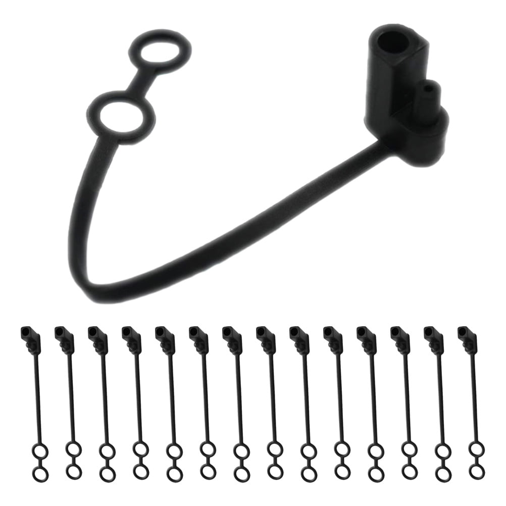 FENGGUIQU Waterproof Caps Sae Dustproof Cover Black 15Pcs 4.3X0.7X0.4In ...