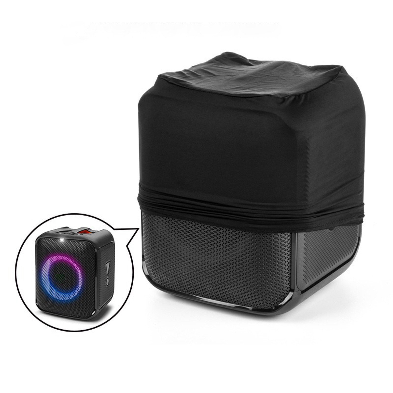 Dust Cover Case Portable Speaker Storage Dust Proof Cover High-Stretch ...