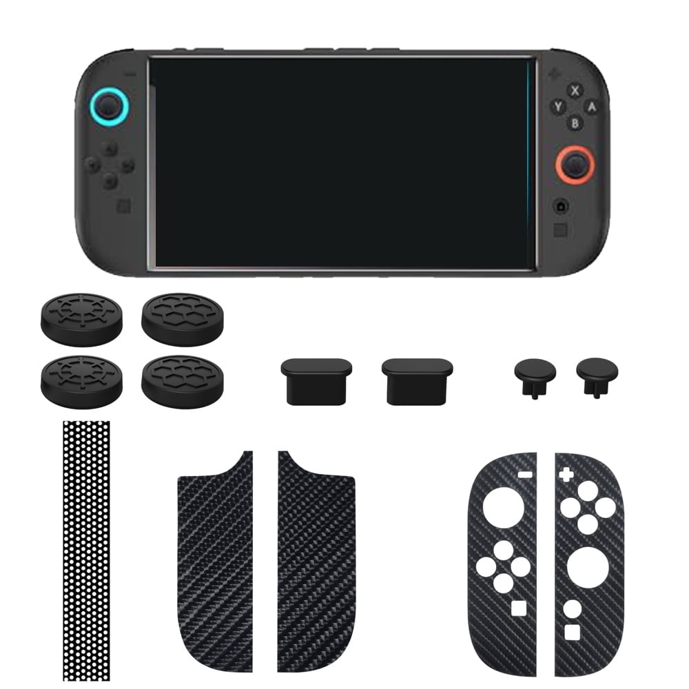 Dust Cover for Nintendo Switch 2，[New - 6in1] Protection Kit Type-C ...
