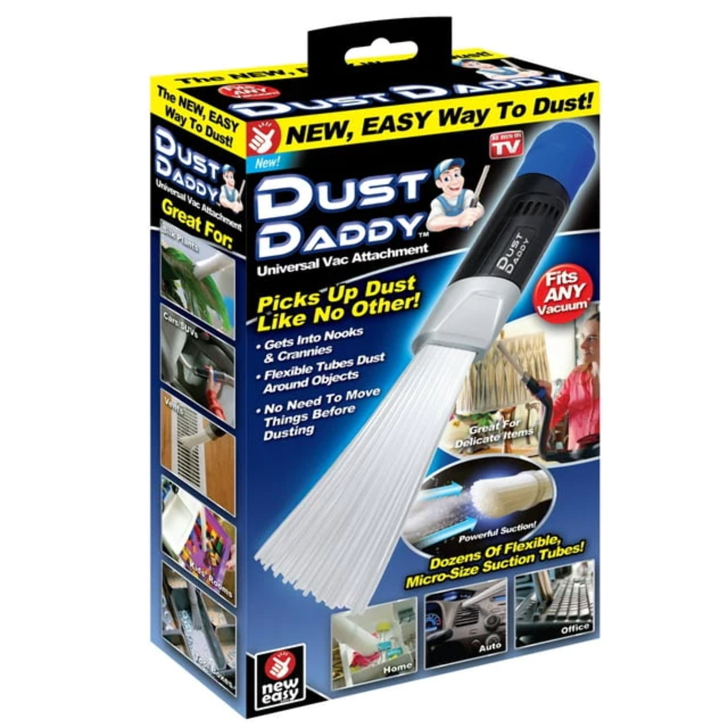 Dust Daddy Dust Cleaning Tool Vacuum Attachment - As Seen On TV ...