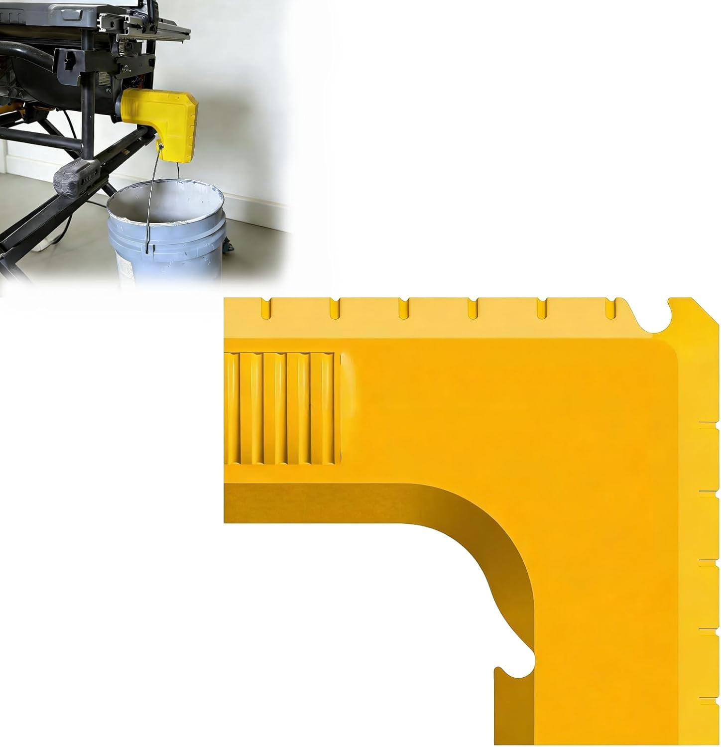 Dust Extraction Adapter for DeWALT Table Saws — 2.5 Inch Dust Collector ...