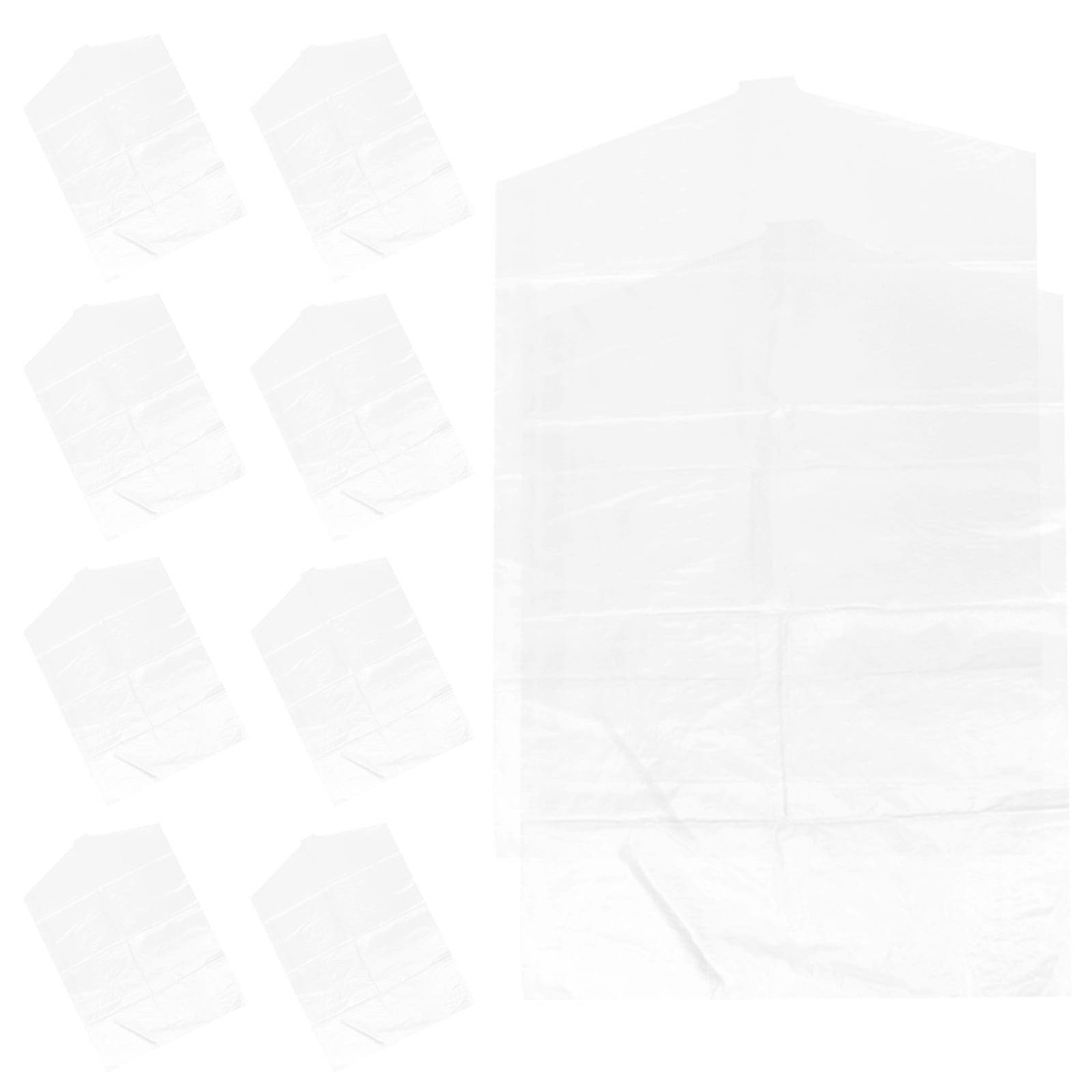 Dust Jacket 10 Pcs Clothes Dustproof Cover Plastic Clear Bags Garment Dust-proof Convenient ...