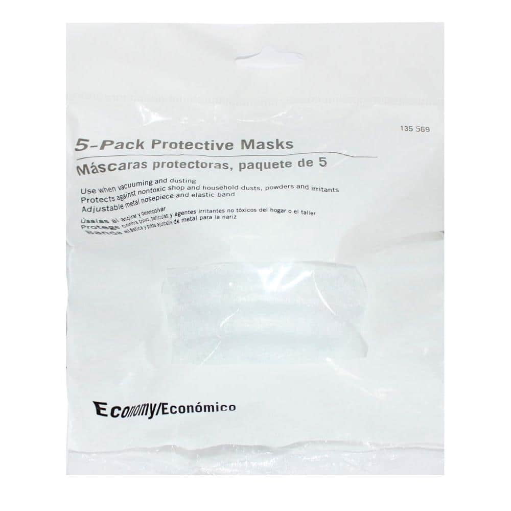Dust Mask 5 Pack - Walmart.com