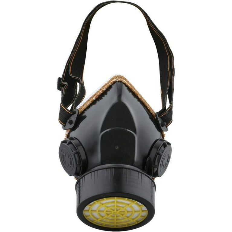 Dust Mask Paint Protection Industrial Chemical Respirator Against Toxic Vapors Cartridge Mask Protection Easy Breathing Valve Black Walmart