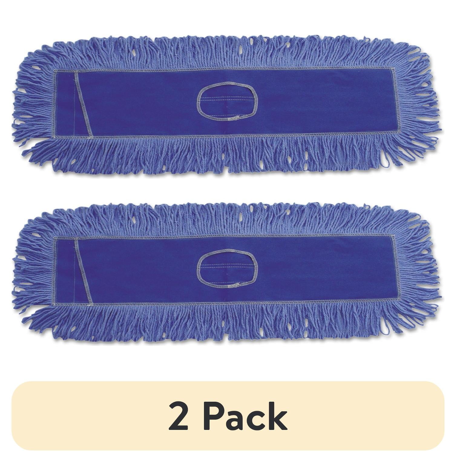(2 pack) Dust Mop Head, Cotton/Synthetic Blend, 36 X 5, Looped-End ...