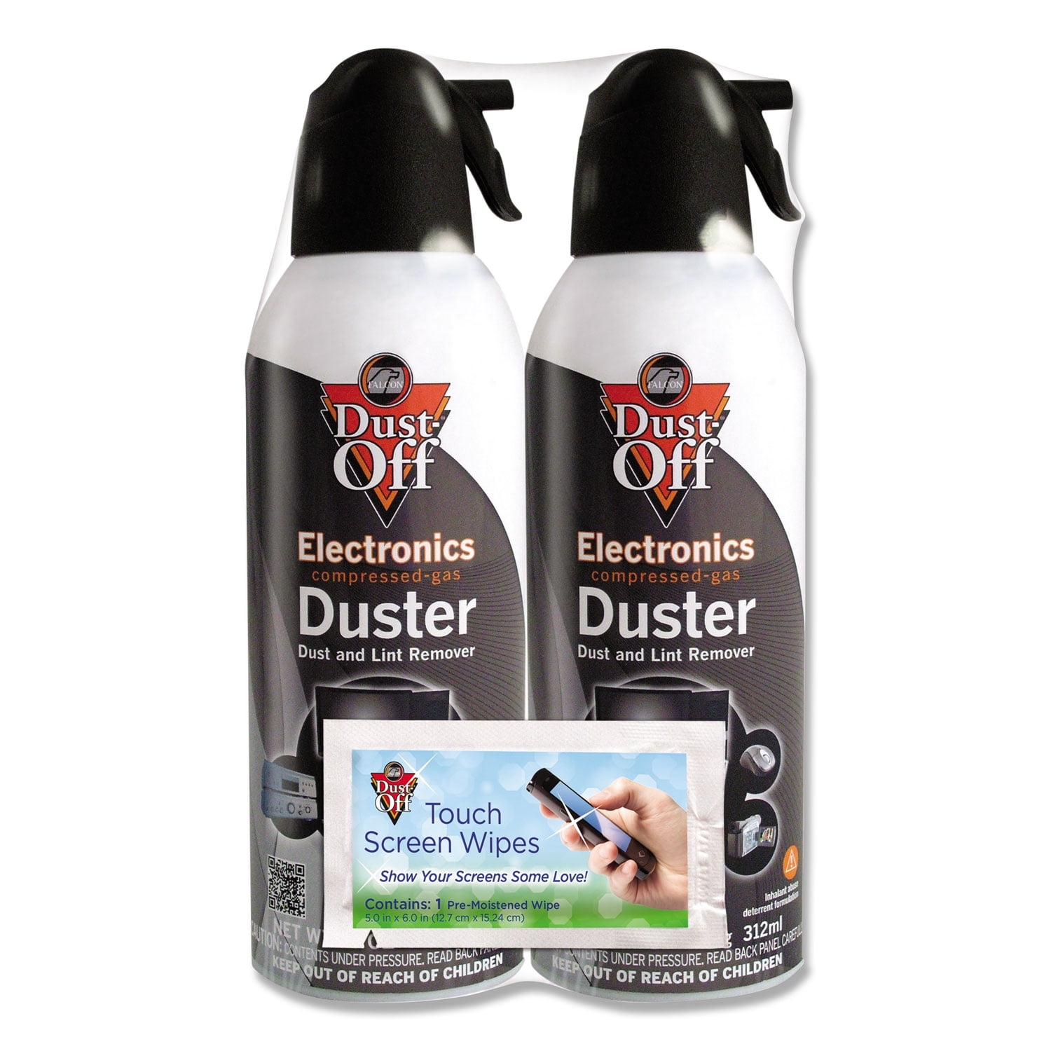 Dust-Off 10 Oz. 2 Pack Compressed Gas Duster for Electronics, PC ...