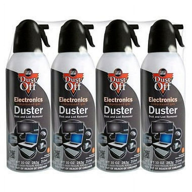 Dust-Off Compressed Gas Duster, Pack of 8 - Walmart Business Supplies