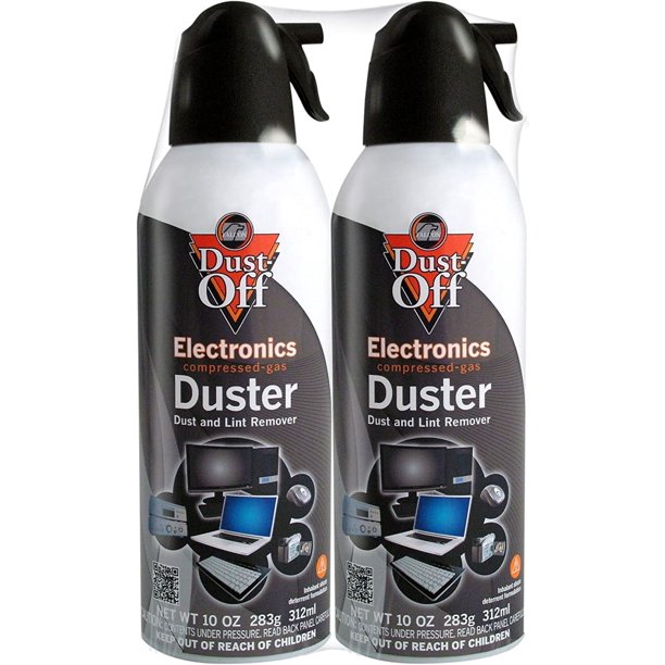 Dust-Off Compressed Gas Dusters, 10 Oz, Pack of 2 - Walmart Business ...