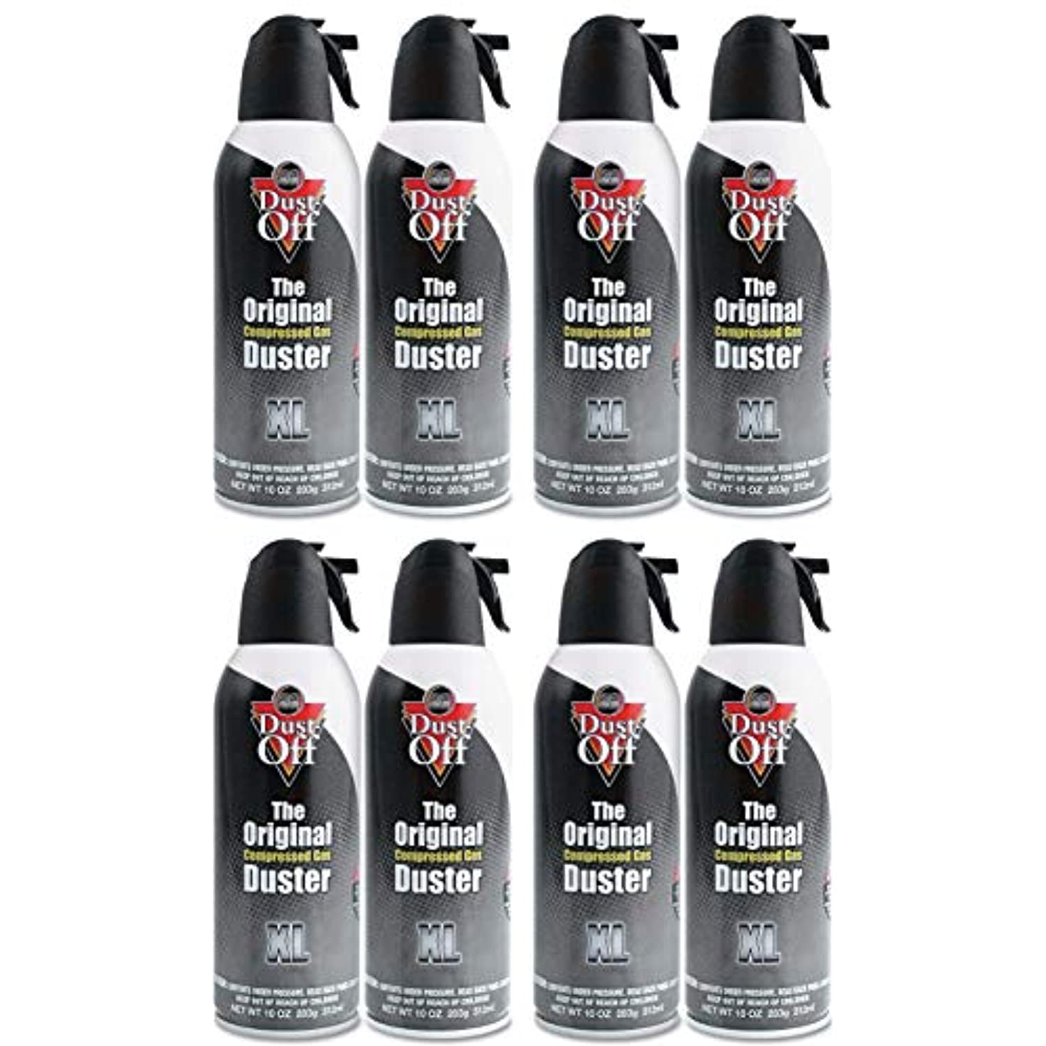 Dust-Off Disposable Compressed Gas Duster, 10 oz Cans, 2 Pack - 4 Pack ...