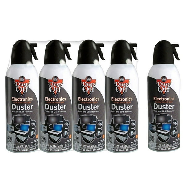 Dust-Off Disposable Compressed Gas Duster, 10 oz Cans - 5 Packs ...