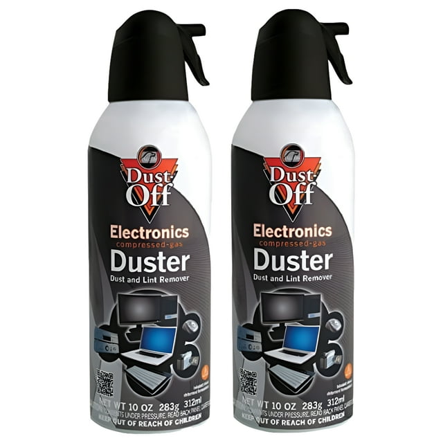 Dust-Off Disposable Compressed Gas Duster, 10 oz - Pack of 2 - Walmart.com