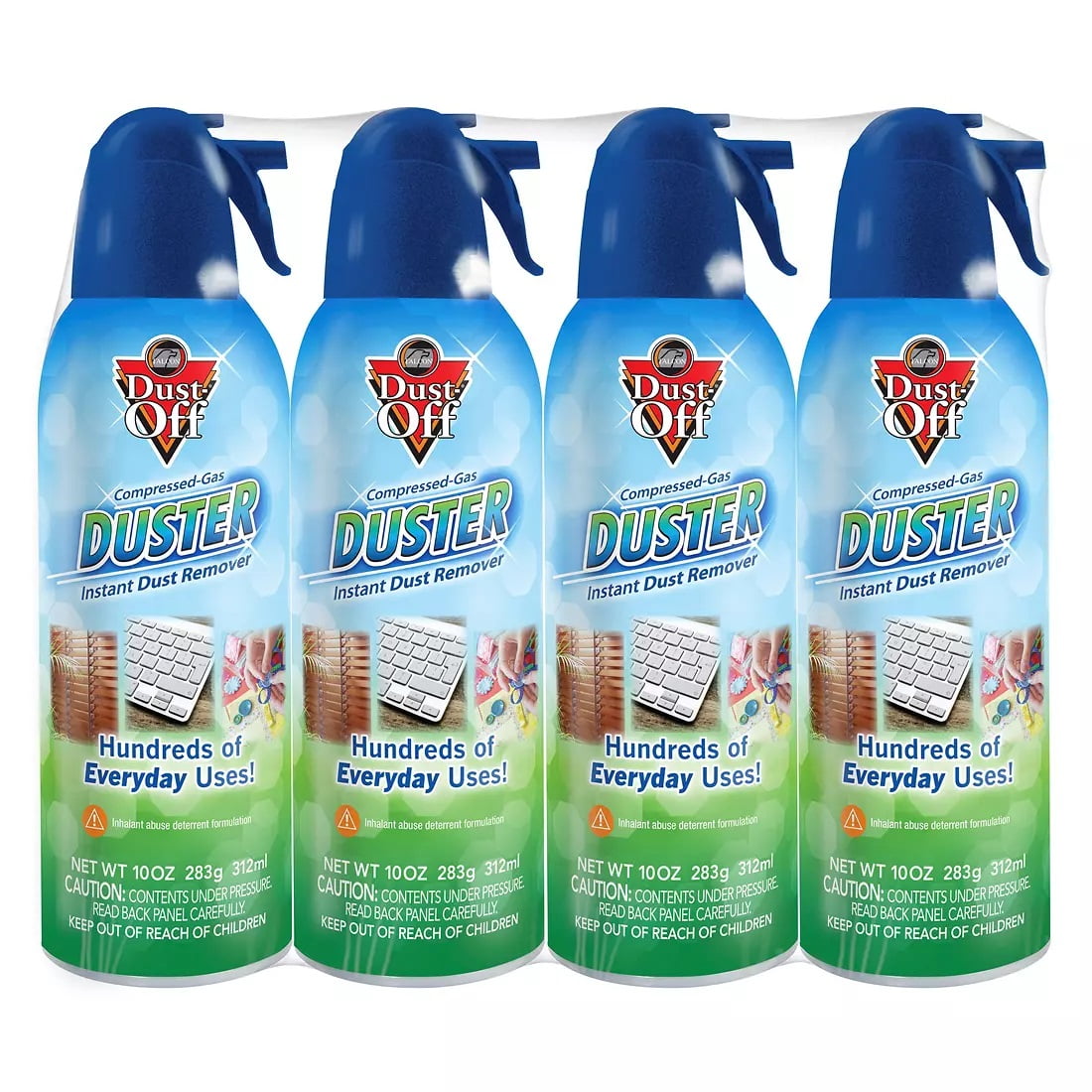 Dust-Off Duster Compressed Gas Instant Dust Remover, 4 pk./10 oz ...