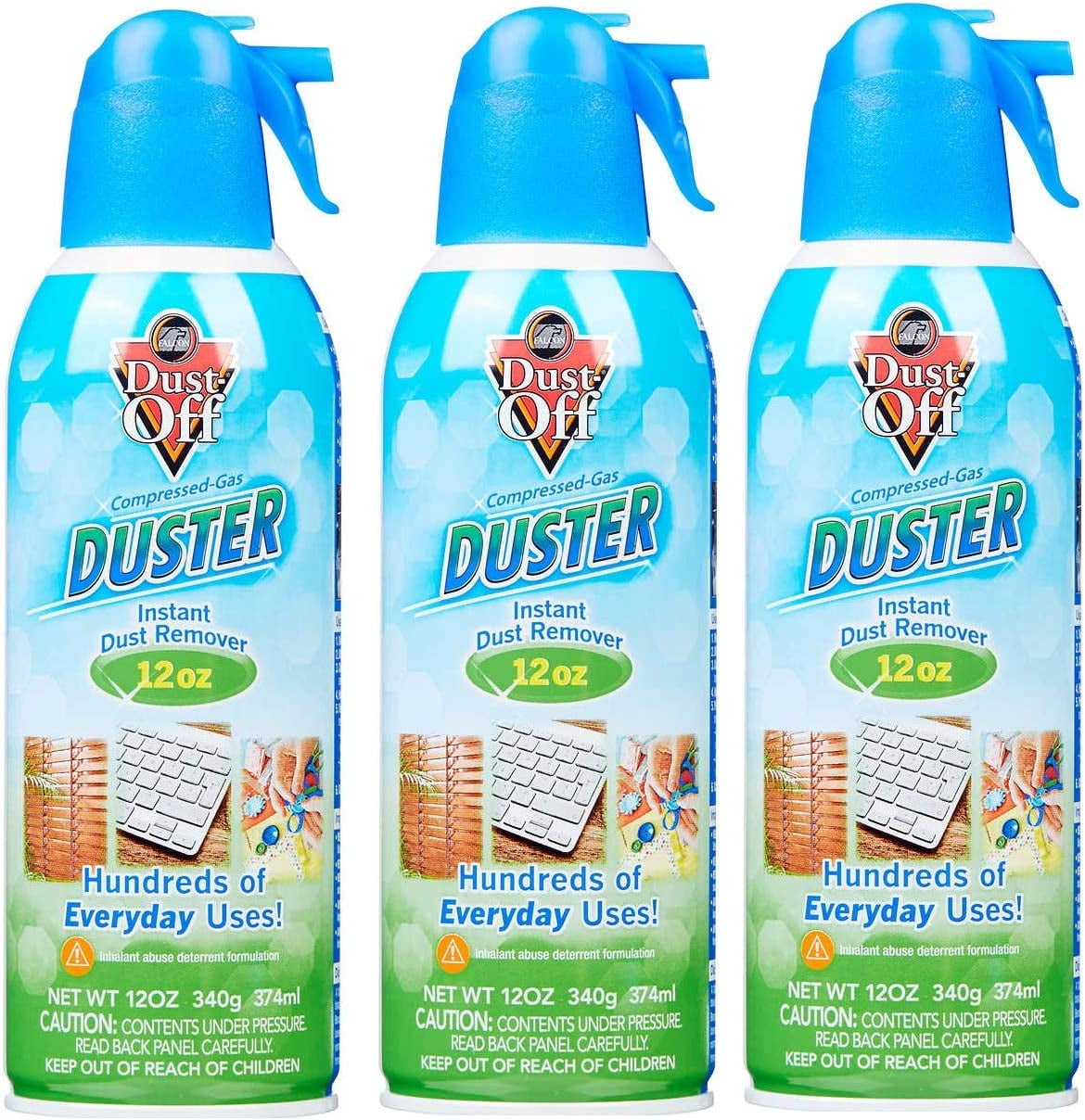 Dust-Off Falcon Professional Electronics Compressed Air Duster, 12 oz ...