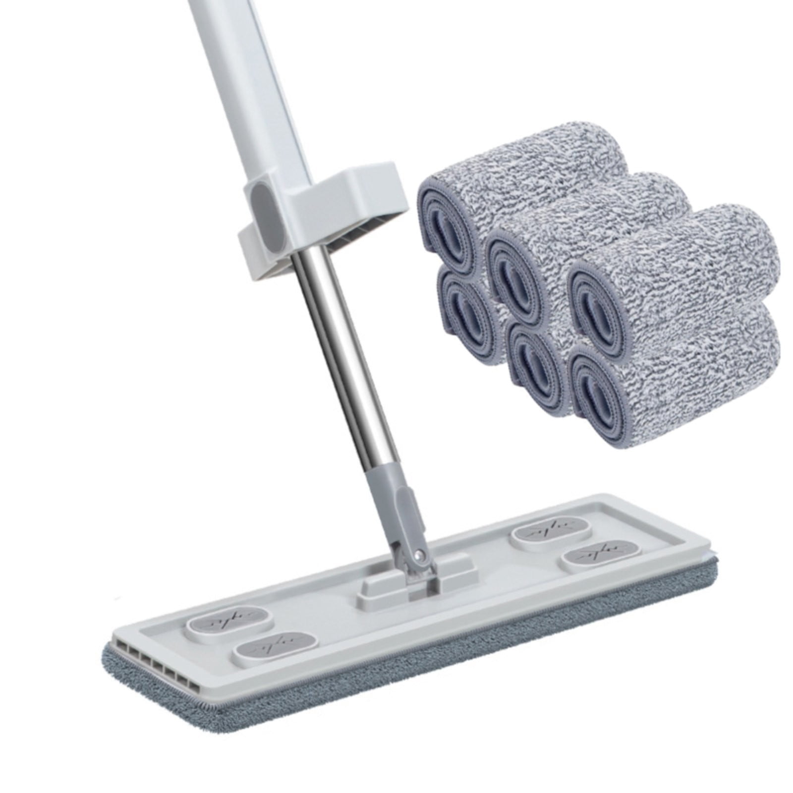 Dust Pan With Long Handle Clearance Sale!Large Flat Mop Long Stainless ...
