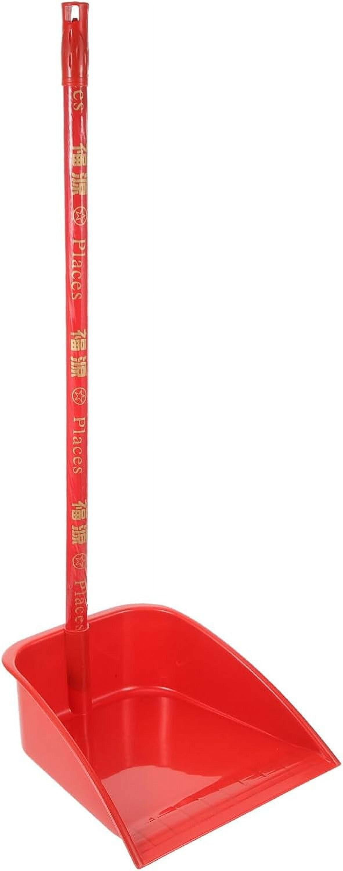 Dust Pan with Long Handle Plastic Upright Dustpan Stand Up Dust Pan ...