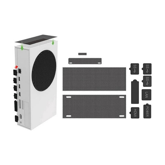 Dust Plugs for Xbox Series S 7 PCS Silicone Dust Plugs and 4 PCS PVC ...