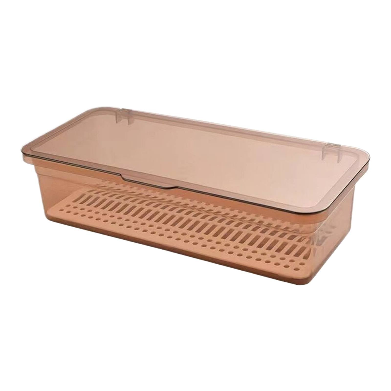 Dust-Proof Cutlery Organizer with Drain Tray, Food-Grade Plastic ...