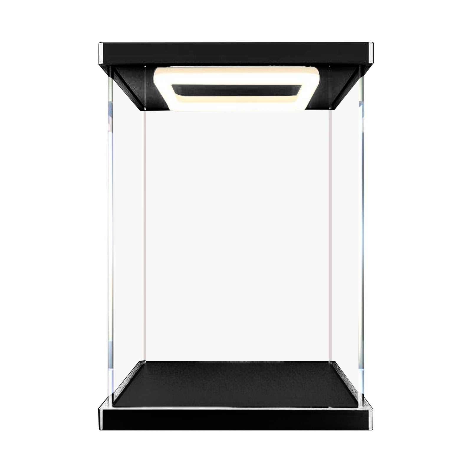 Dust Proof Display Case,Lighted Display Box Showcase,Clear Acrylic ...