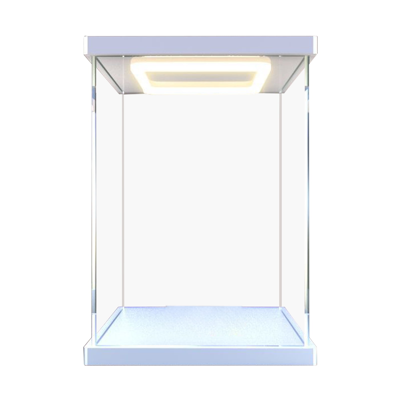 Dust Proof Display Case,Lighted Display Box Showcase,Clear Acrylic ...
