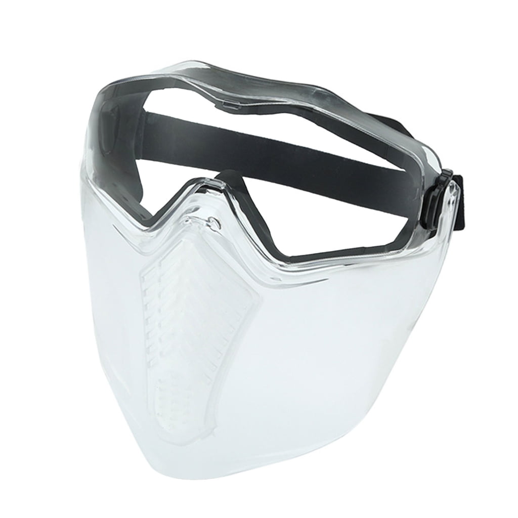 Dust Resistant Protective Face Shield with Safety Goggles for Dust ...